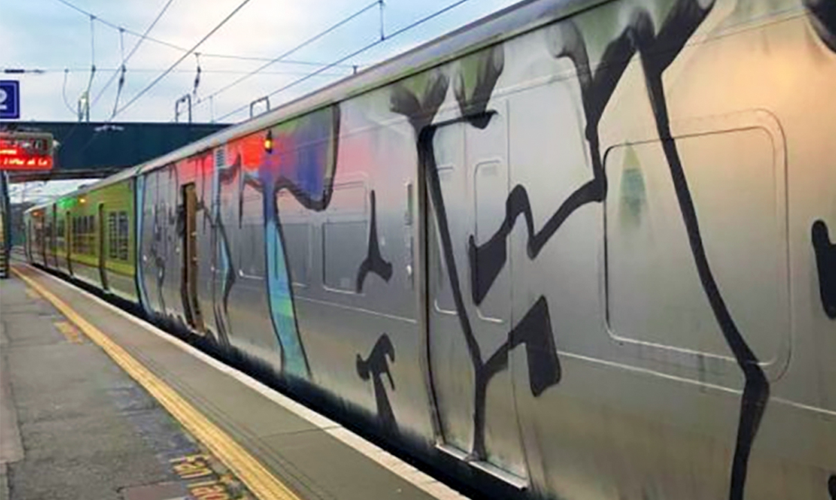 Over $500k worth of graffiti on Ireland's Dublin Area Rapid Transit ...